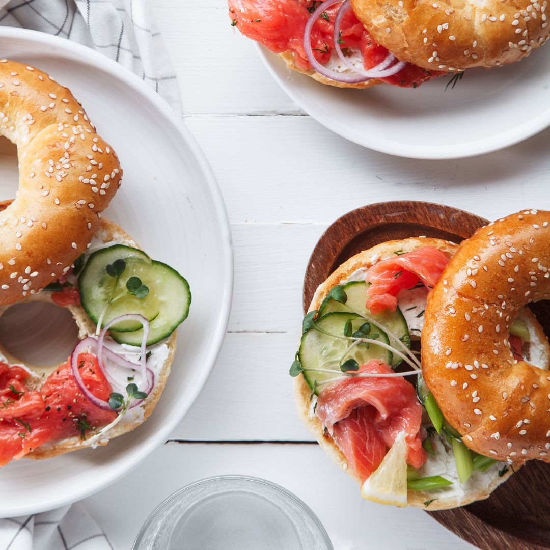 Bagel aux pickles de concombre - La Conserverie Locale